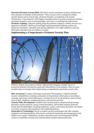 Perimeter Security: Explore the Importance of Security, Future Trends and Emerging Technologies ...