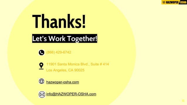 Protecting yourself and others_navigating OSHA's HAZWOPER is training levels | PDF