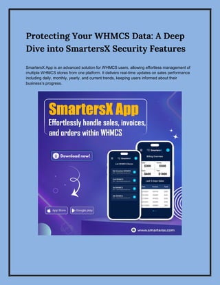 Protecting Your WHMCS Data_ A Deep Dive into SmartersX Security Features.pdf