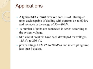 SF6 circuit breaker | PPTX