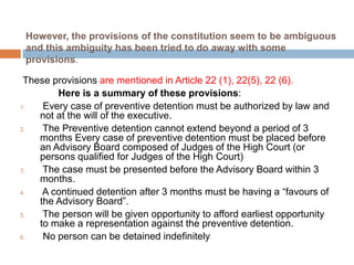 Protection Against Arrest and Detention art 2223 and 24.pptx