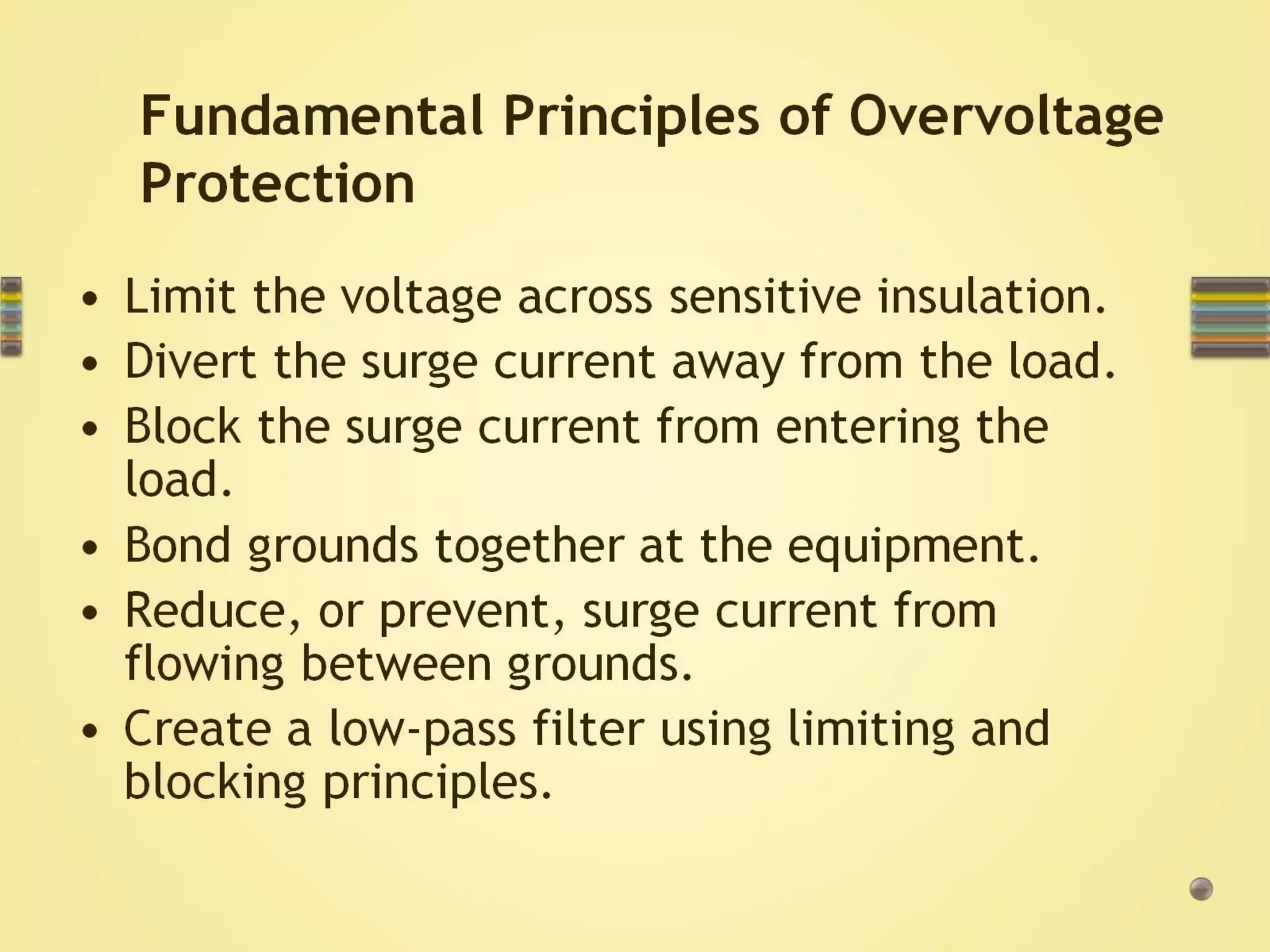 Protection against overvoltage | PPT