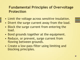 Protection against overvoltage | PPT