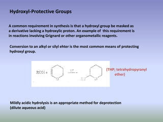 Protection and deprotection of Functional group in synthethis of new ...