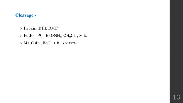 Protection and deprotection of carboxylic acid | PPTX | Chemistry | Science