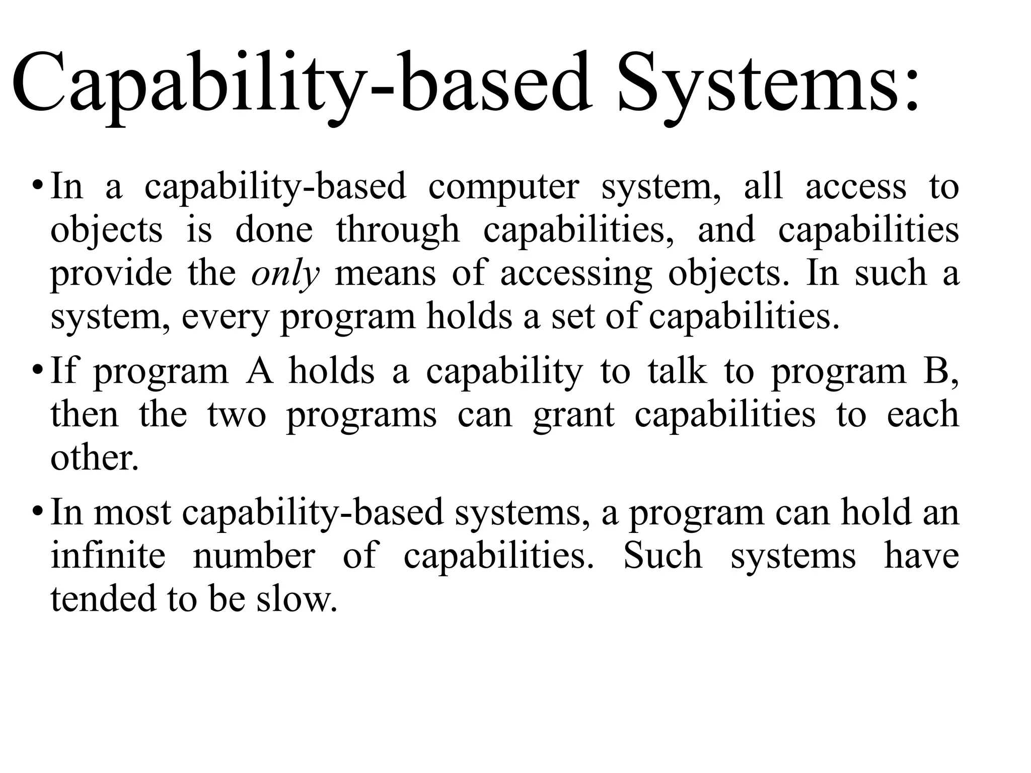 Protection and security of operating system | PPTX