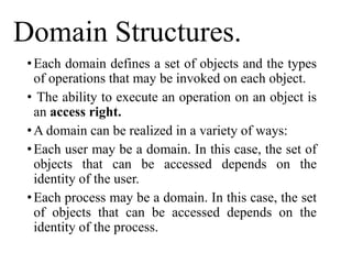 Protection and security of operating system | PPTX