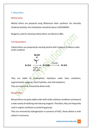Tert Butyl Methyl Functional Groups