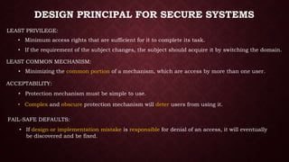 Protection Domain and Access Matrix Model -Operating System | PPTX