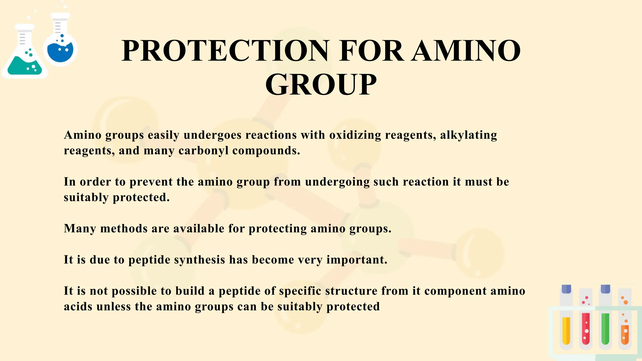 Protection for amino group and amino acid | PPTX