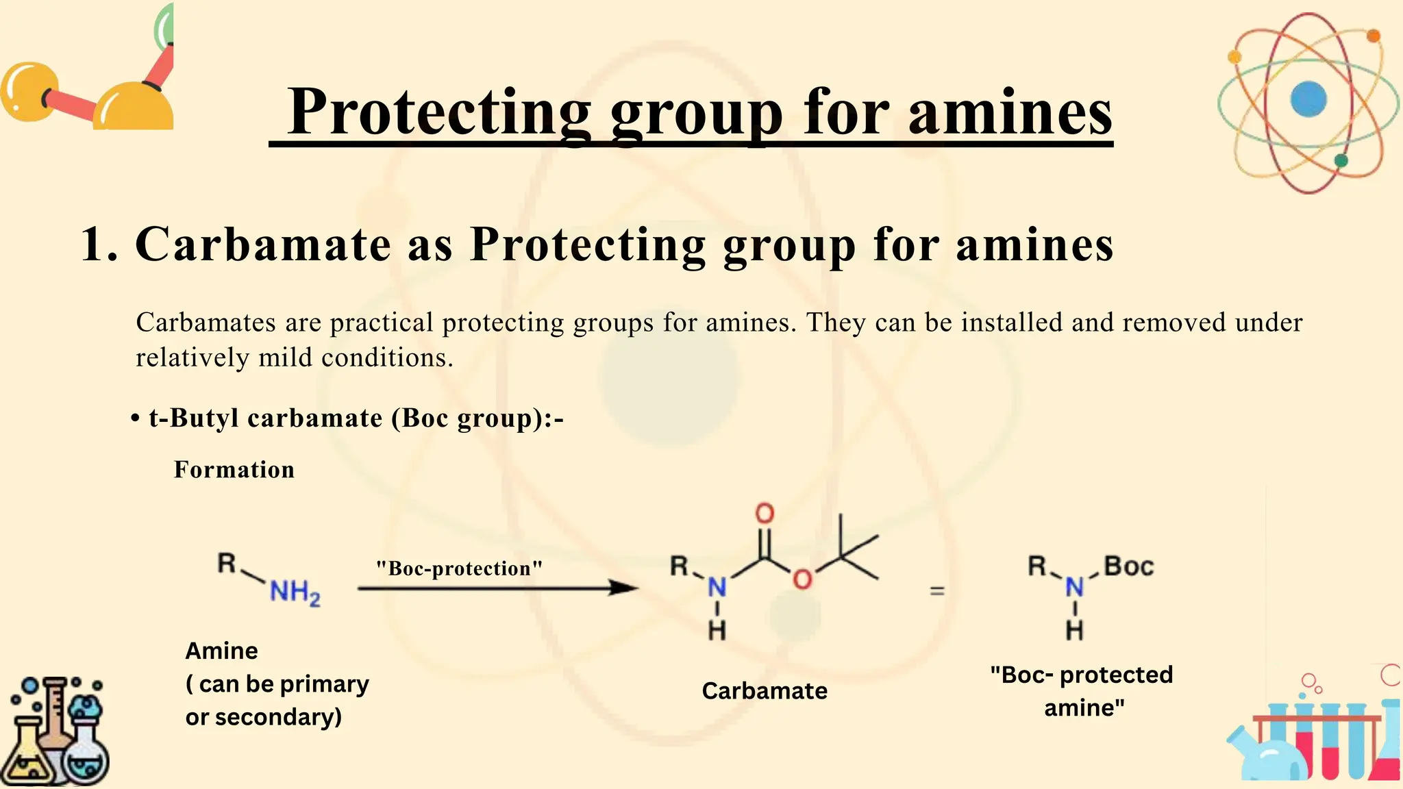 Protection for amino group and amino acid | PPTX