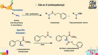 Protection for amino group and amino acid | PPTX