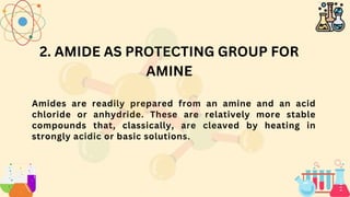 Protection for amino group and amino acid | PPTX