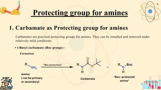 Protection for amino group and amino acid | PPTX
