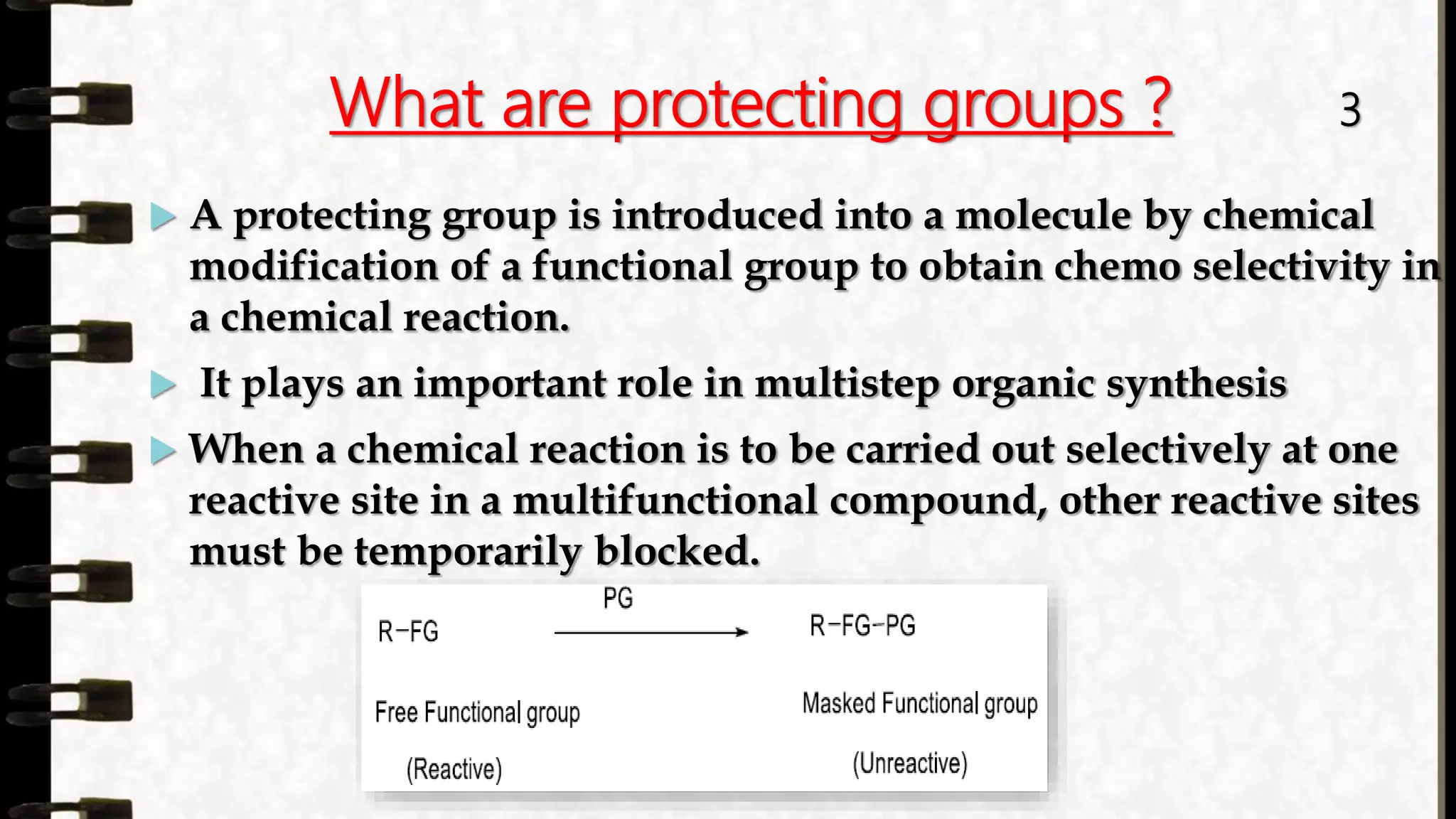 Protection for carboxylic group & Protection for the Amino group | PPT | Free Download