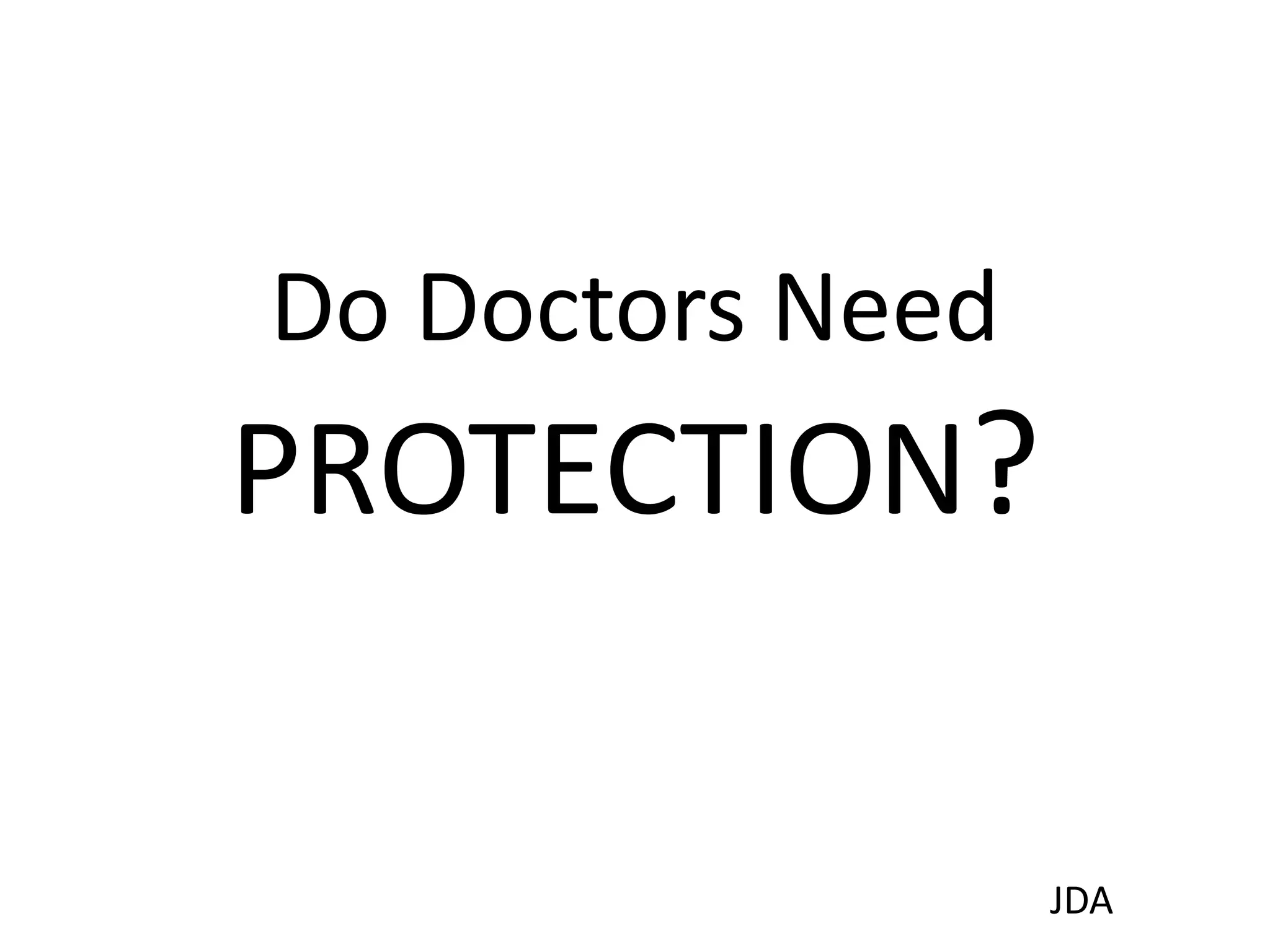 Protection for doctors | PPSX