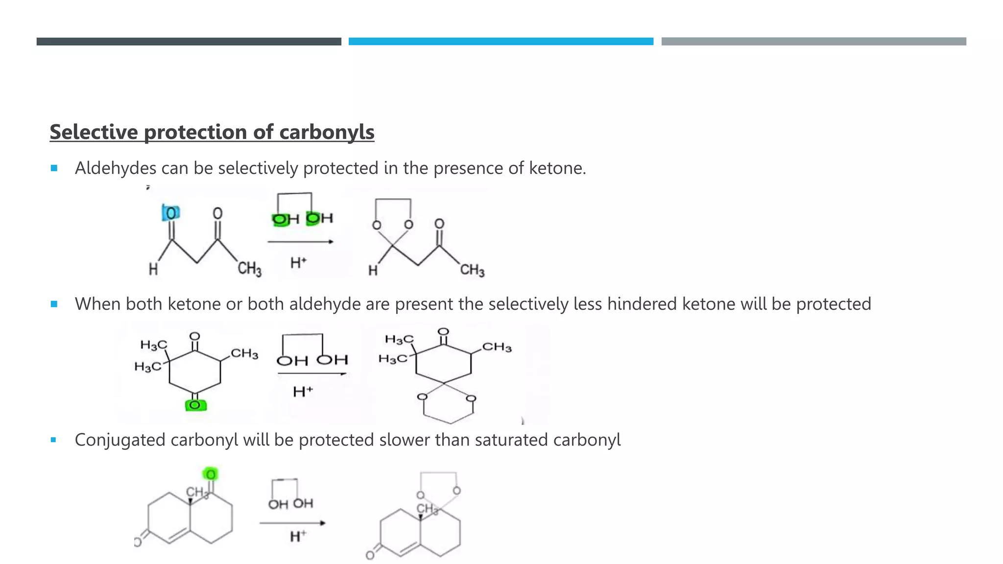 Protection for the carbonyl group ^0carboxyl group.pptx