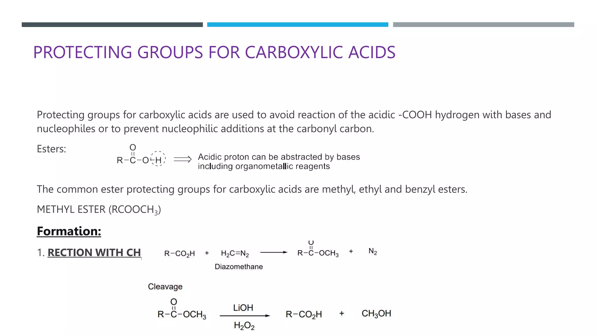 Protection for the carbonyl group ^0carboxyl group.pptx