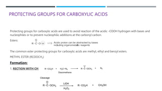Protection for the carbonyl group ^0carboxyl group.pptx