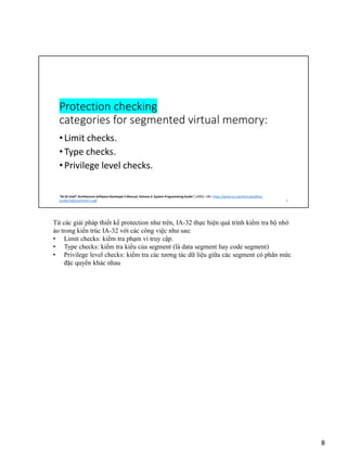 Protection in Virtual Memory - Study case | PDF