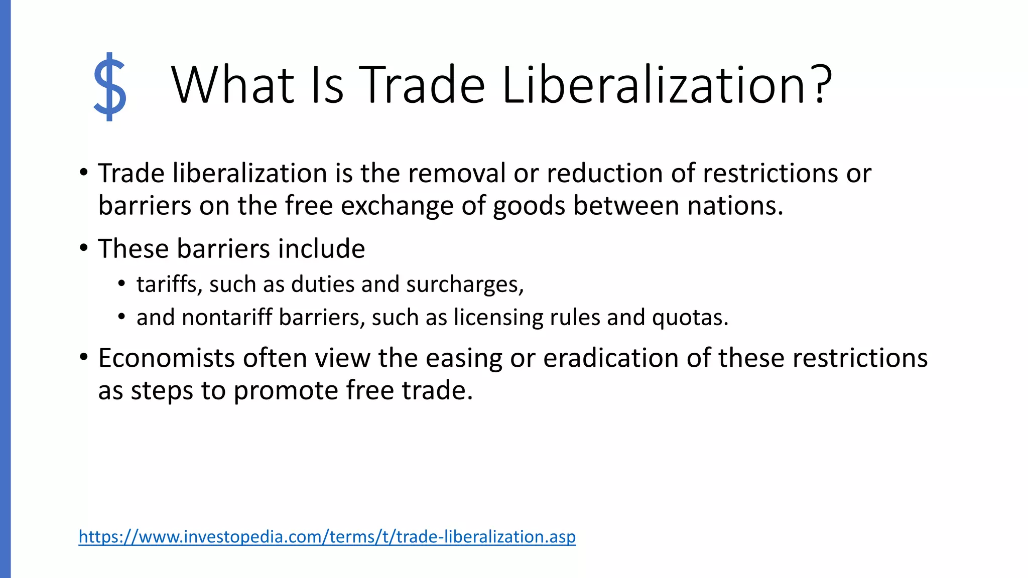 Protectionism and trade liberalization in Pakistan by Dr Sajjad Ahmad ...