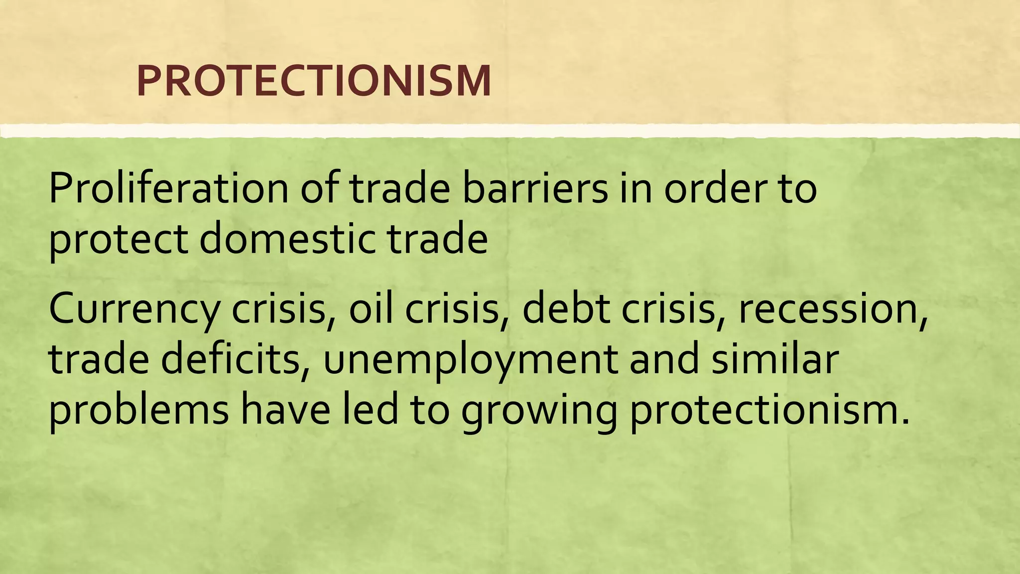 Protectionism in International Business | PPT