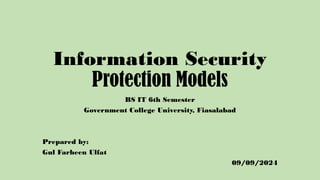 protection models. information securitypptx | PPTX