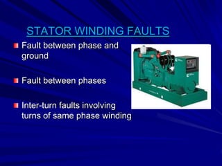 Protection of alternator | PPTX