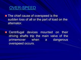 Protection of alternator | PPTX