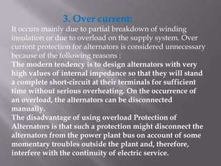 Protection of alternators javid iqbal sodagar | PPT