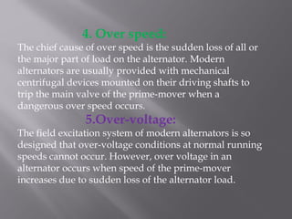 Protection of alternators javid iqbal sodagar | PPT