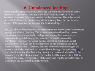 Protection of alternators javid iqbal sodagar | PPT