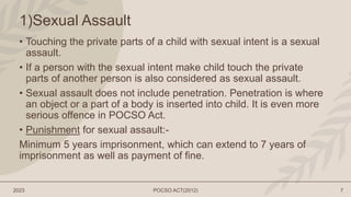 PROTECTION OF CHILDREN FROM SEXUAL OFFENCES (POCSO.pptx