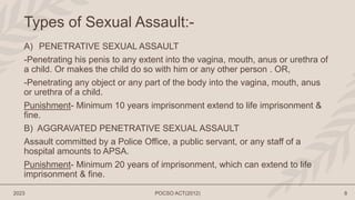 PROTECTION OF CHILDREN FROM SEXUAL OFFENCES (POCSO.pptx