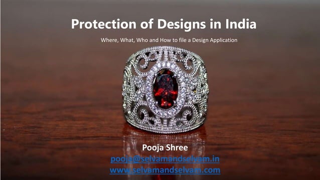 Protection of designs in india | PPTX | Desktop Publishing | Computer ...