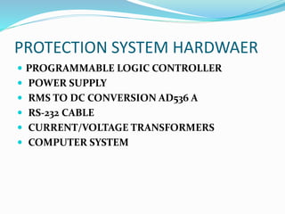 Protection of induction motor using plc by dev krishan | PPT