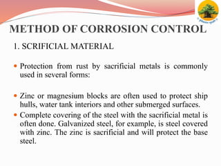 Protection of material from the corrosion | PPTX
