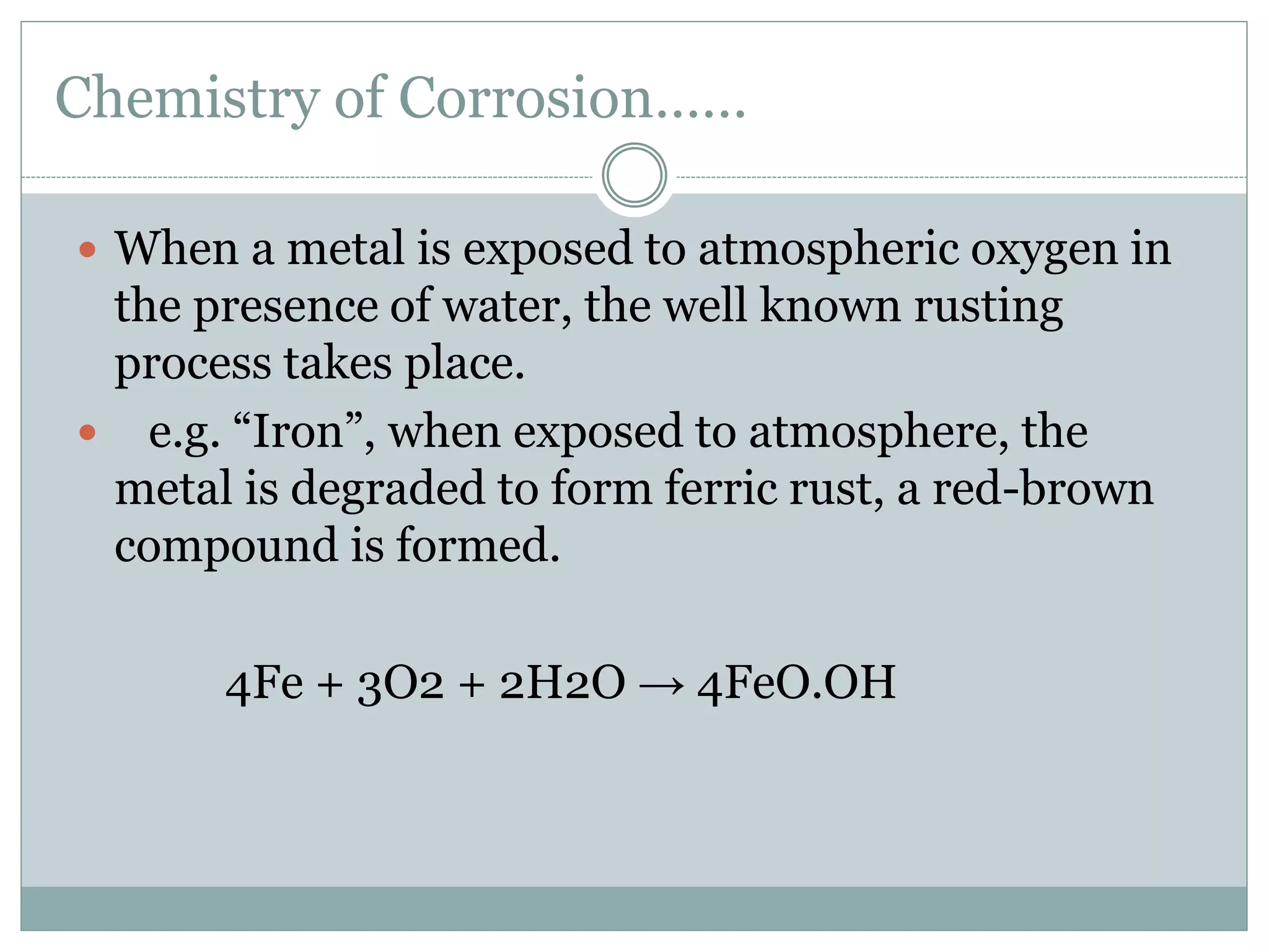 Protection of metals from corrosion | PPTX