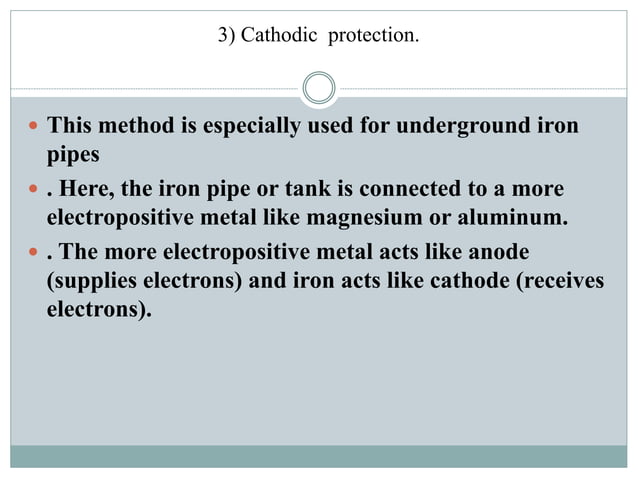 Protection of metals from corrosion | PPTX | Chemistry | Science