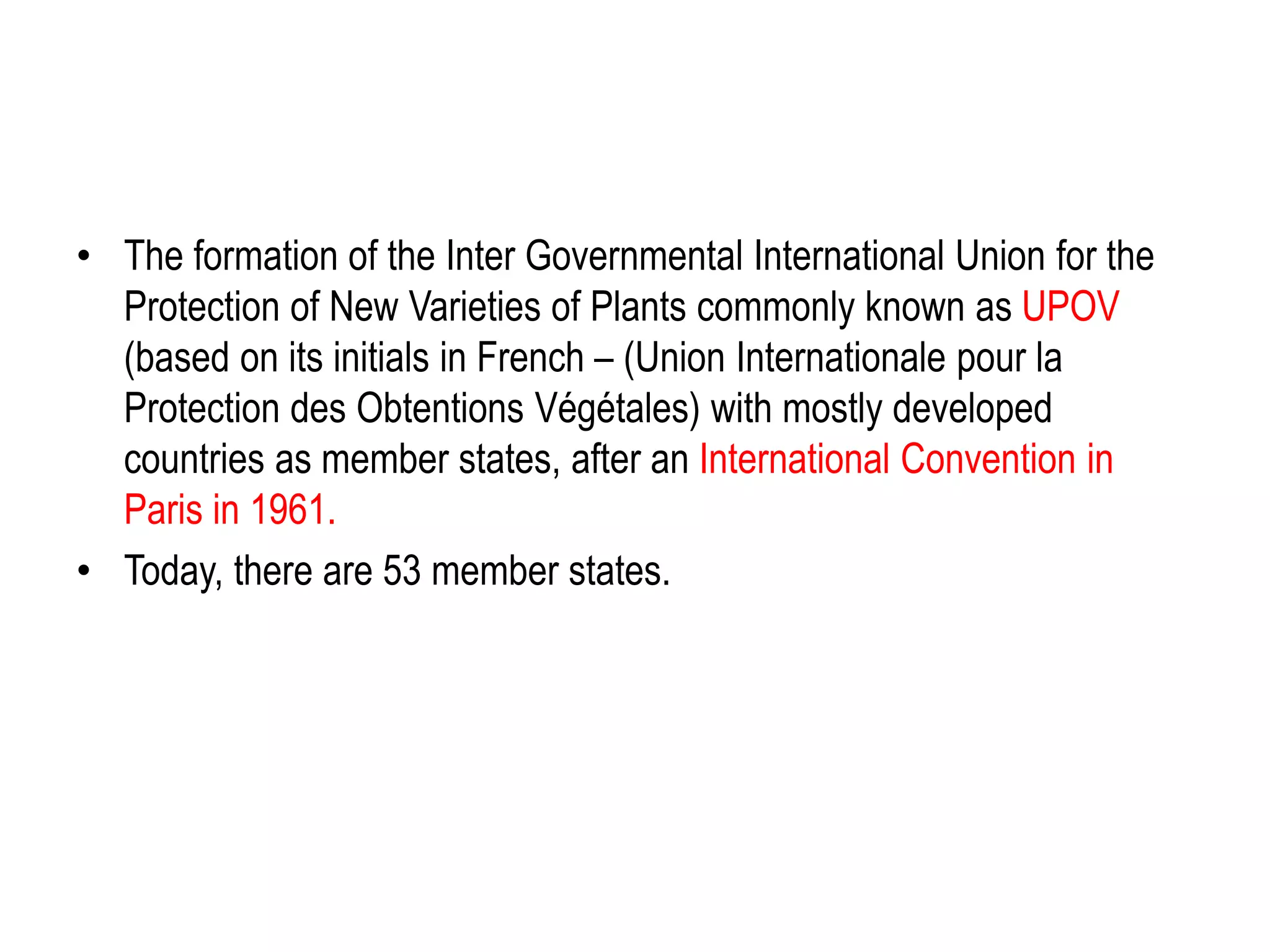 Protection of plant varieties and farmers right | PPTX