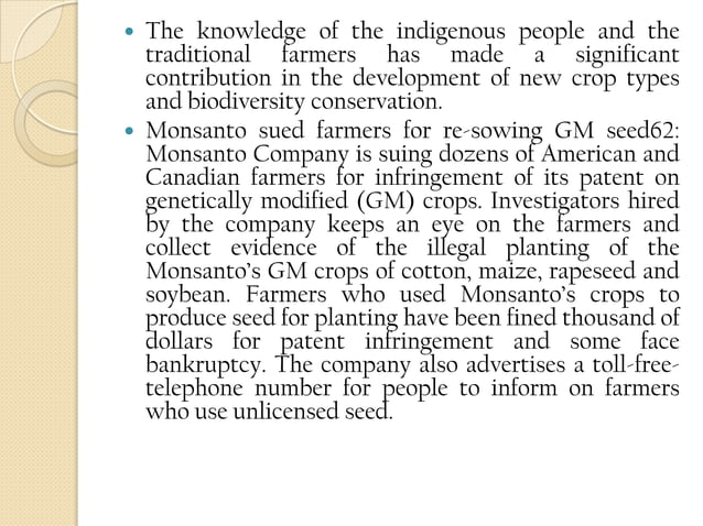 Protection of plant varieties and farmers' rights act | PPTX ...