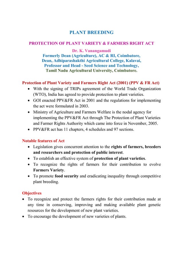PROTECTION OF PLANT VARIETY AND FARMERS RIGHT ACT.pdf