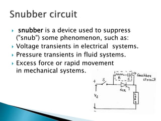 Protection of power electronics devices and circuits | PPTX