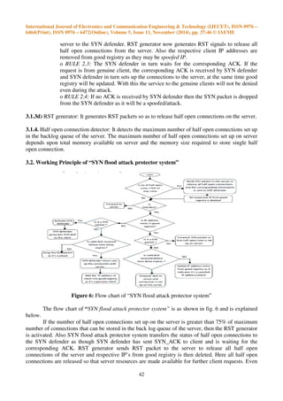 Protection of server from syn flood attack | PDF