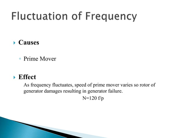 Protection of three phase synchronous generator | PPT