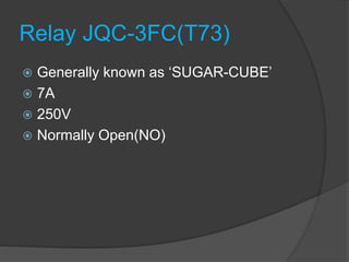 Basic Protection of transformer using microcontroller based relay | PPT