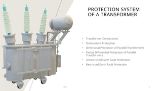 Protection System of Transformers in Distribution | PPTX