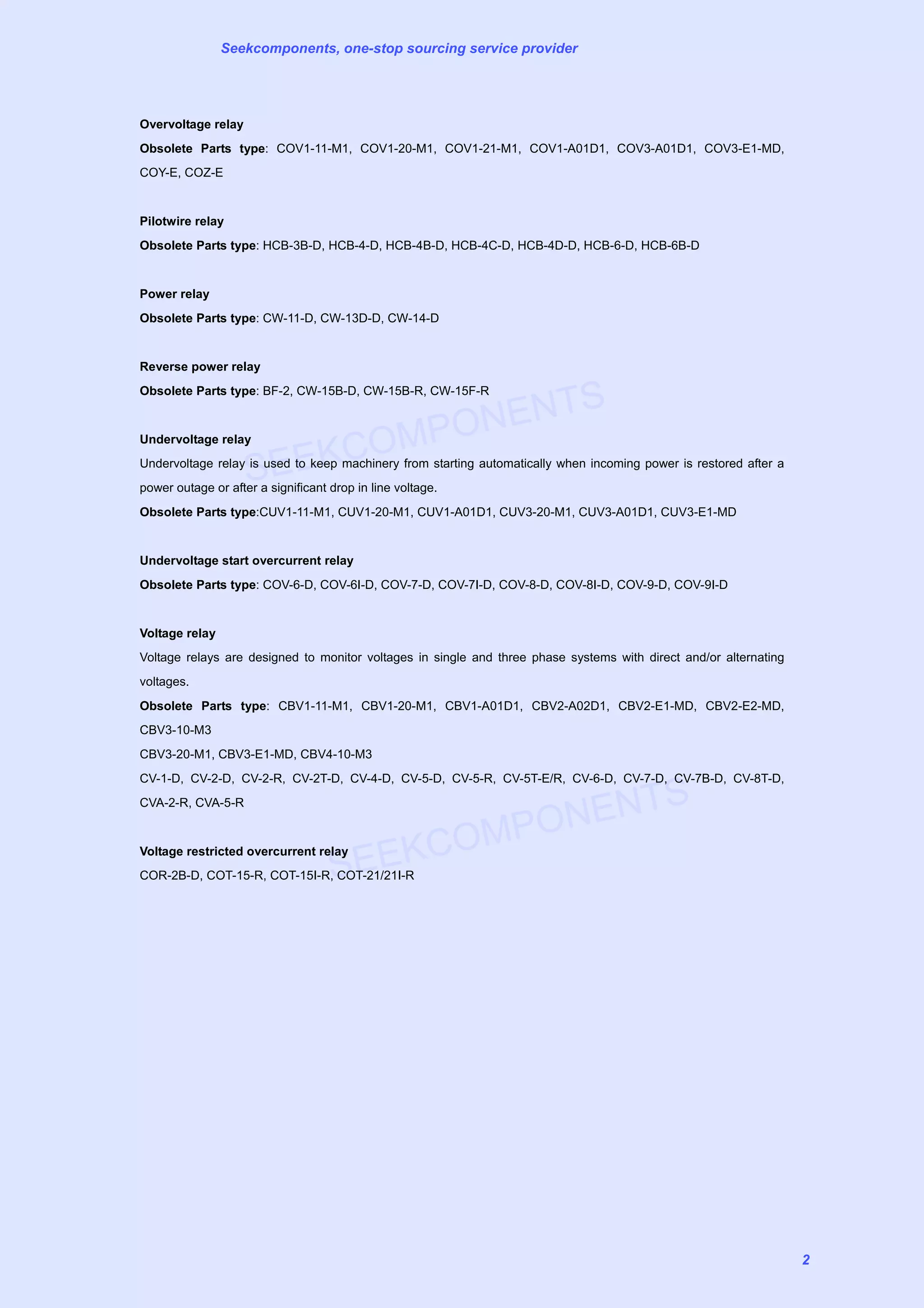 Knowing the Mitsubishi Obsolete Protection Relays | PDF