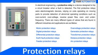 Protection relays for industrial process control | PDF