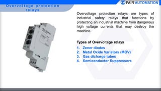 Protection relays for industrial process control | PDF